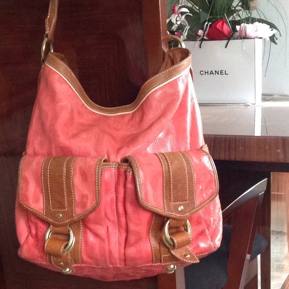 Marc Jacobs | Bags | Marc Jacobs Coral Leather Shoulder Bag | Poshmark